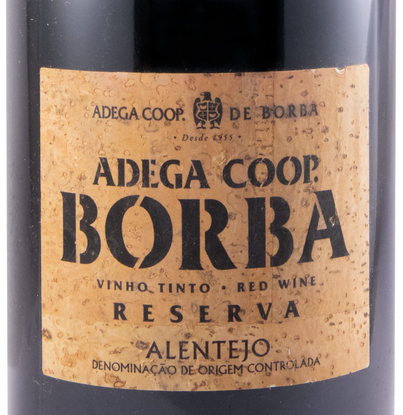 2008 Borba Reserva tinto (rótulo em cortiça)