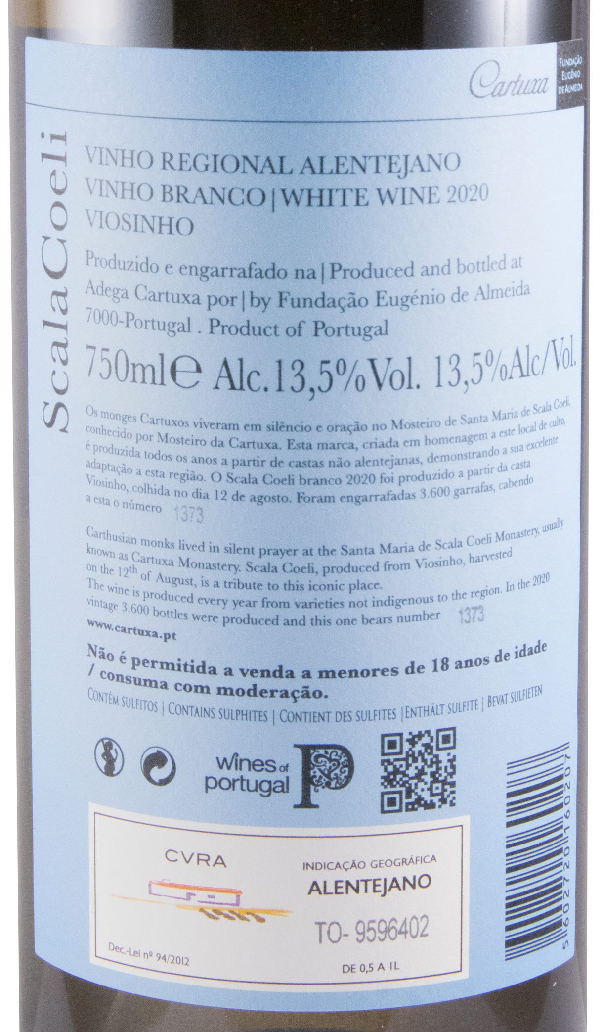2020 Scala Coeli Viosinho branco