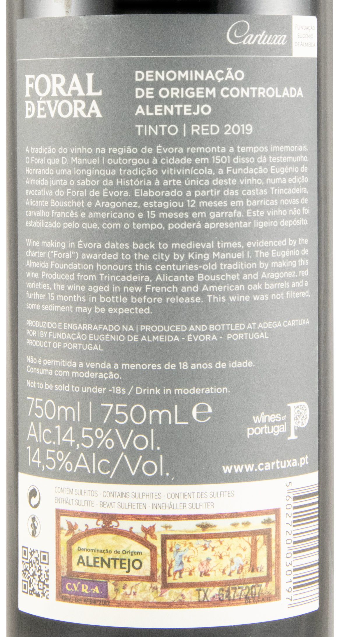 2019 Foral de Évora tinto