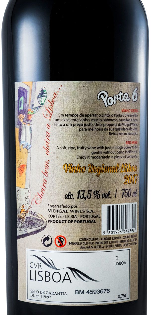 2017 Porta 6 tinto