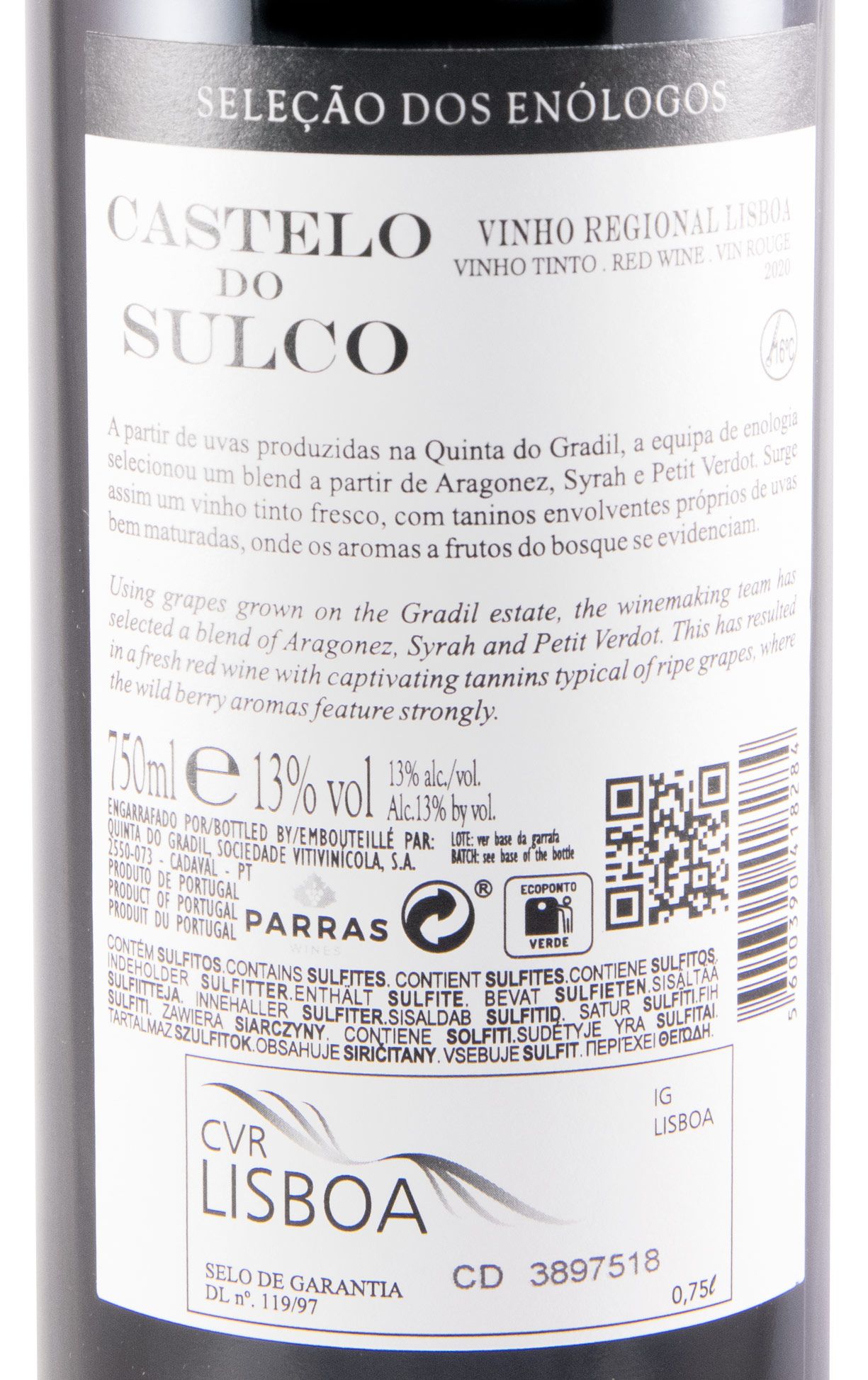 2020 Castelo do Sulco Seleção dos Enólogos tinto