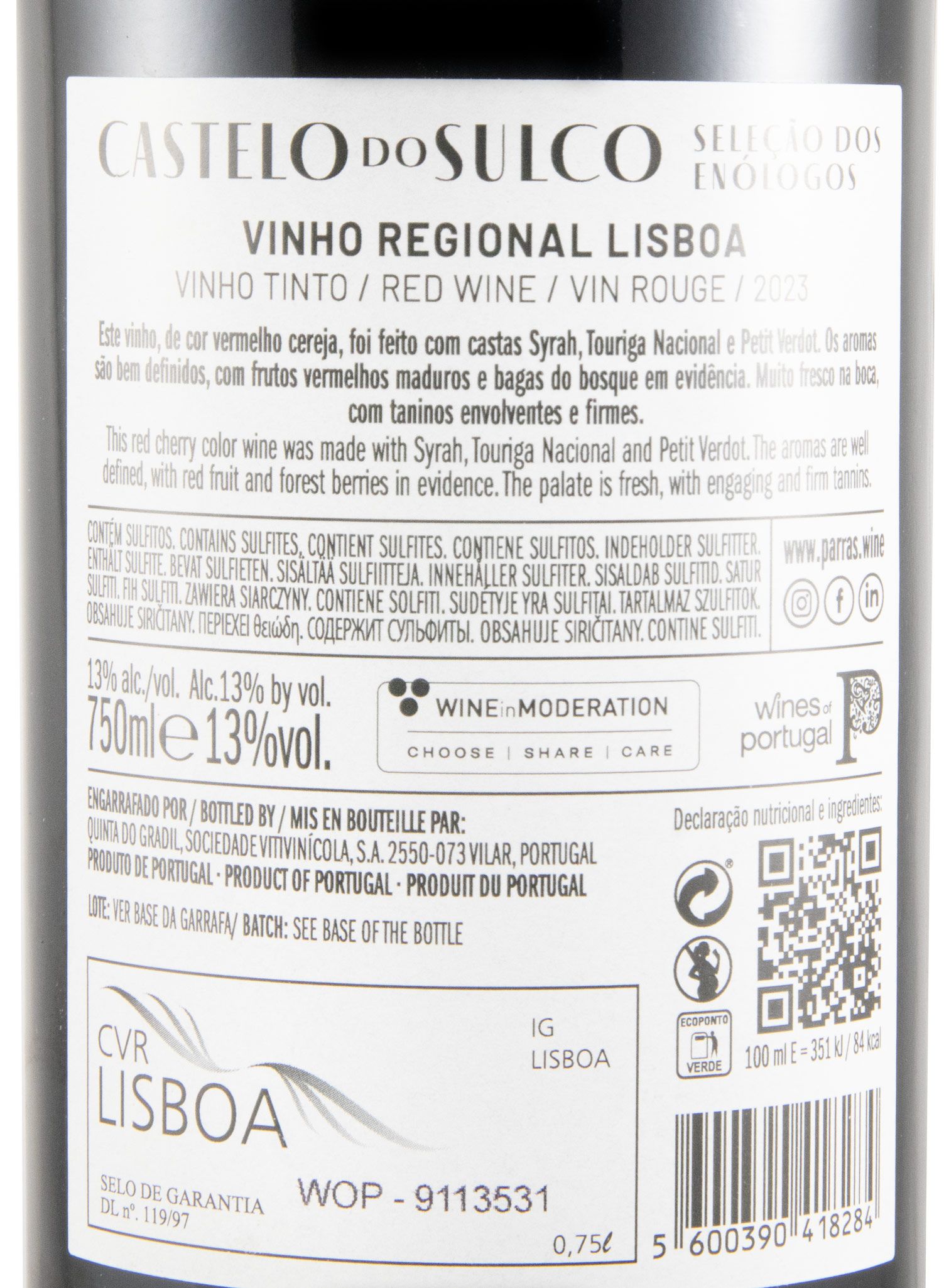 2023 Castelo do Sulco Seleção do Enólogo tinto