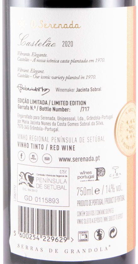 2020 A Serenada Castelão Edição Limitada tinto