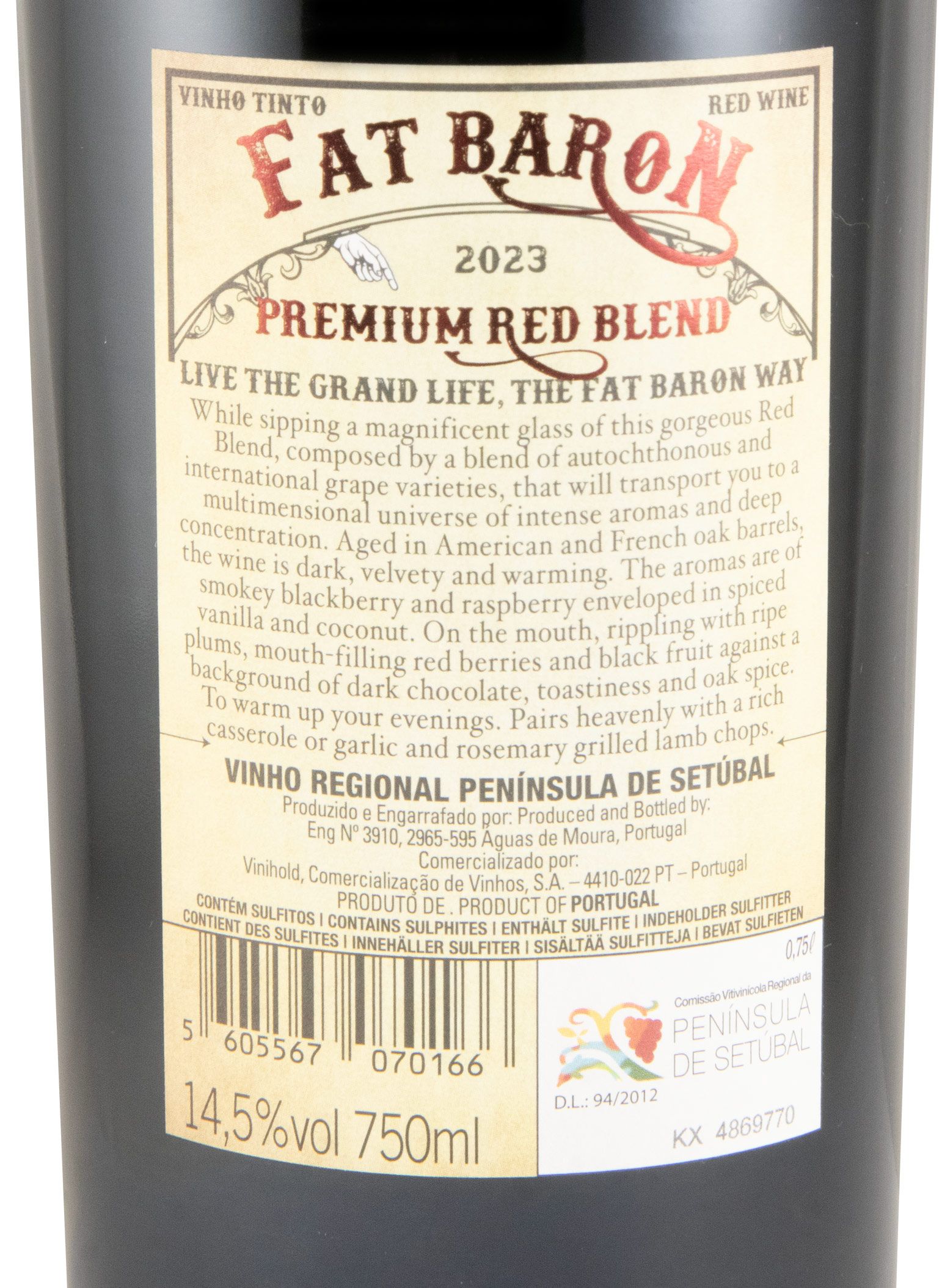 2023 Casa Ermelinda Freitas Fat Baron Premium tinto