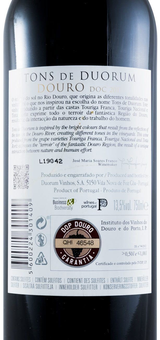 2017 Tons de Duorum tinto