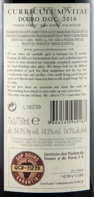 2016 Curriculum Vitae tinto