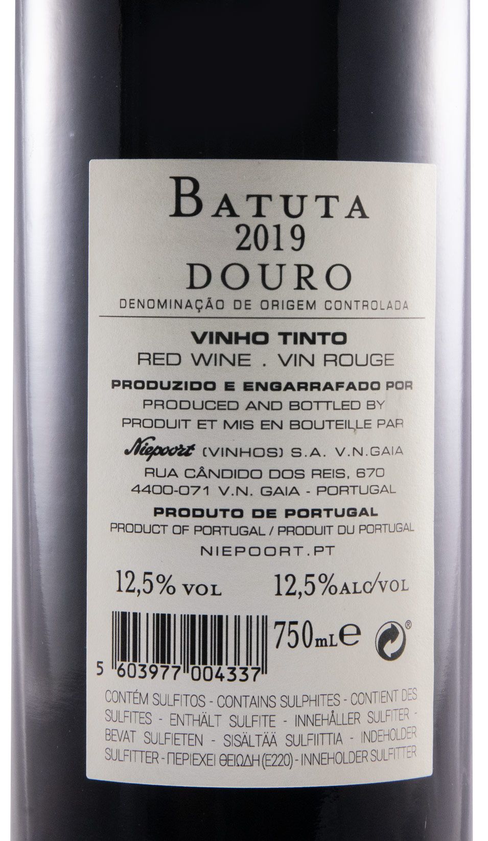 2019 Niepoort Batuta tinto