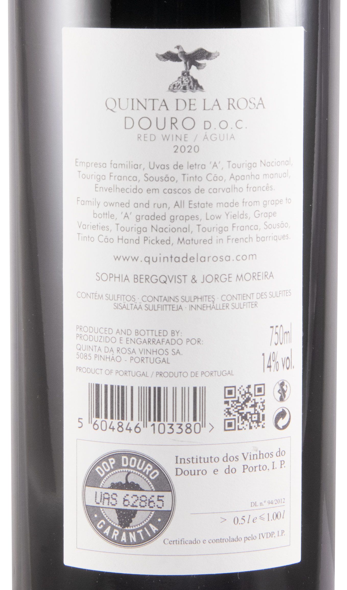 2020 Quinta de La Rosa tinto