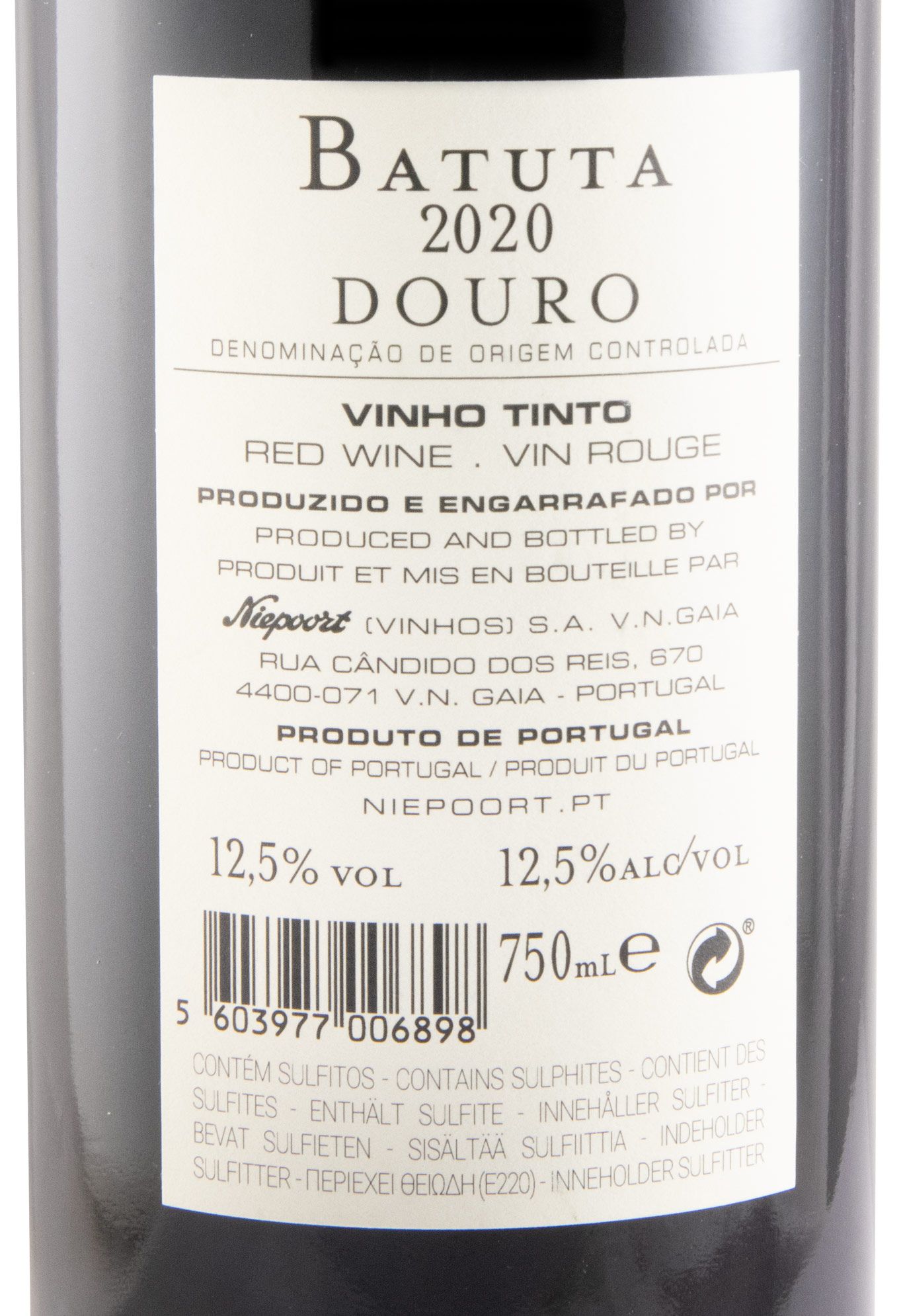 2020 Niepoort Batuta tinto