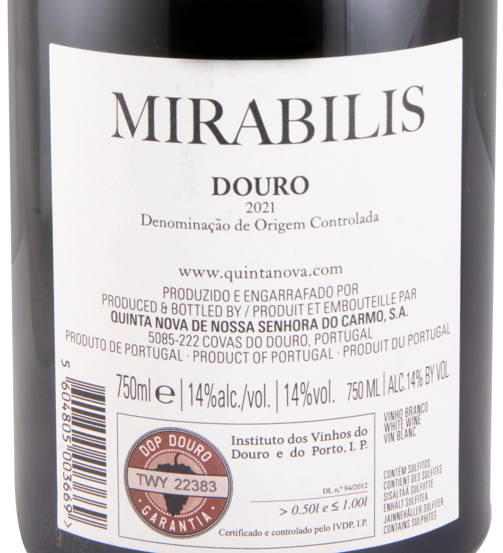 2021 Quinta Nova Mirabilis branco