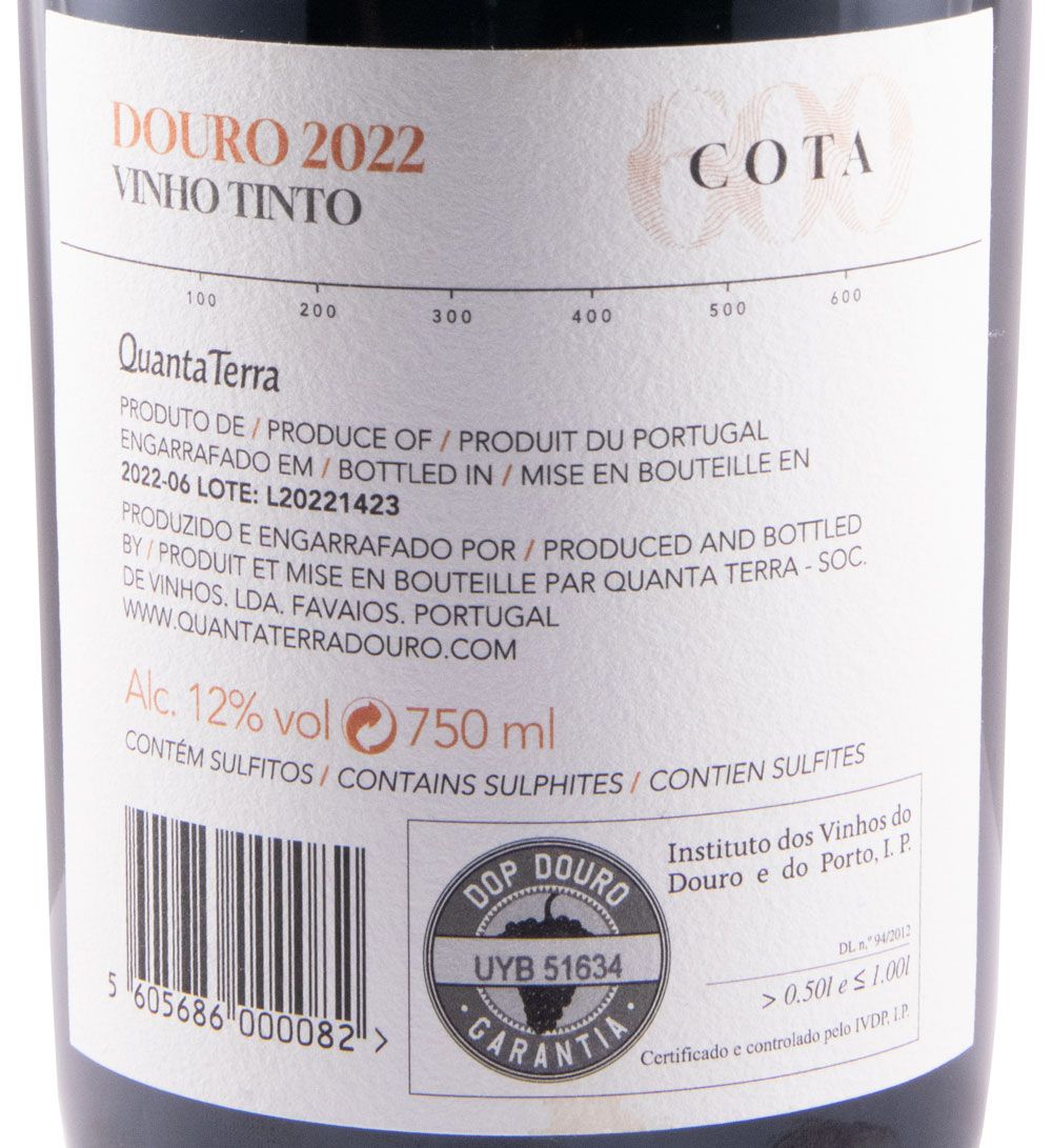 2022 Quanta Terra Cota 600 tinto