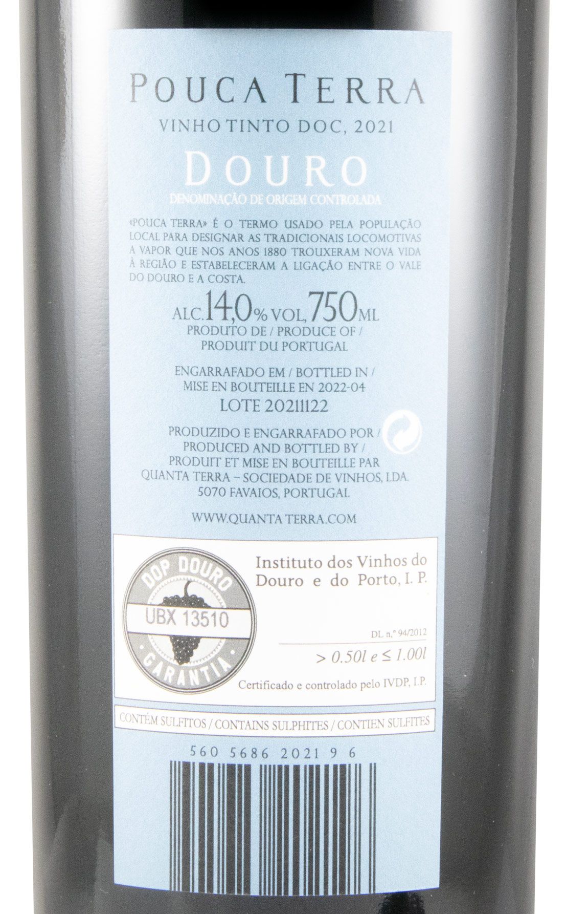 2021 Pouca Terra tinto