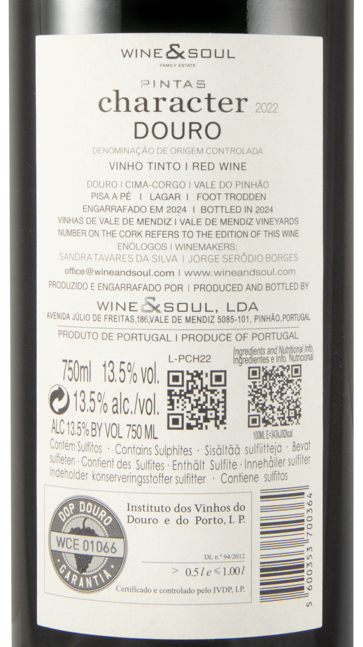 2022 Pintas Character tinto