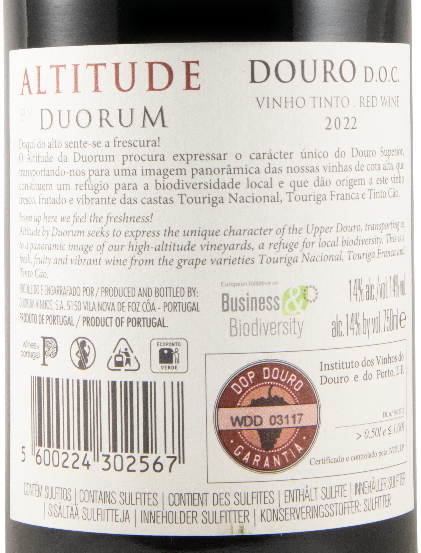 2022 Altitude by Duorum tinto