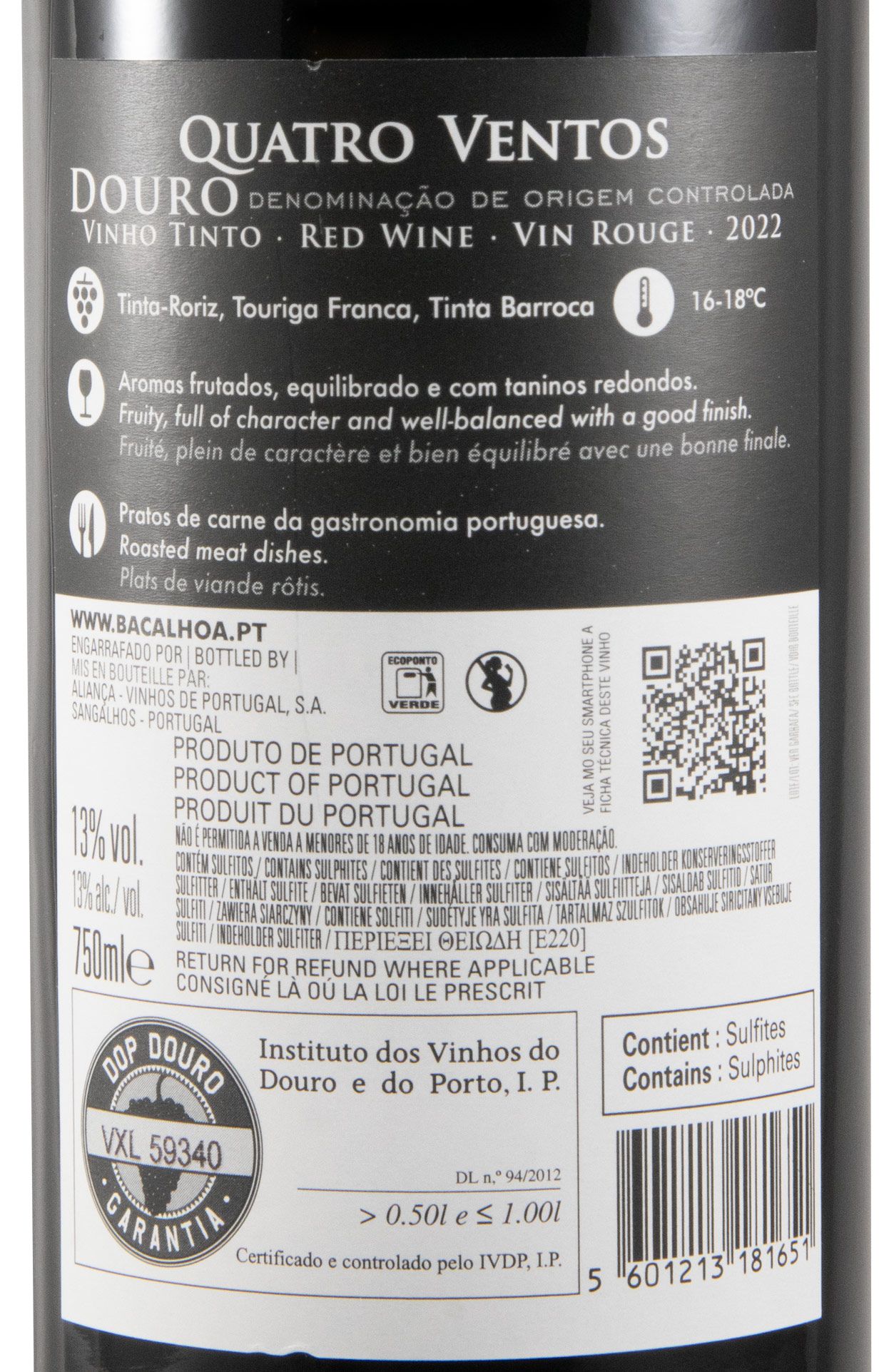 2022 Quatro Ventos tinto