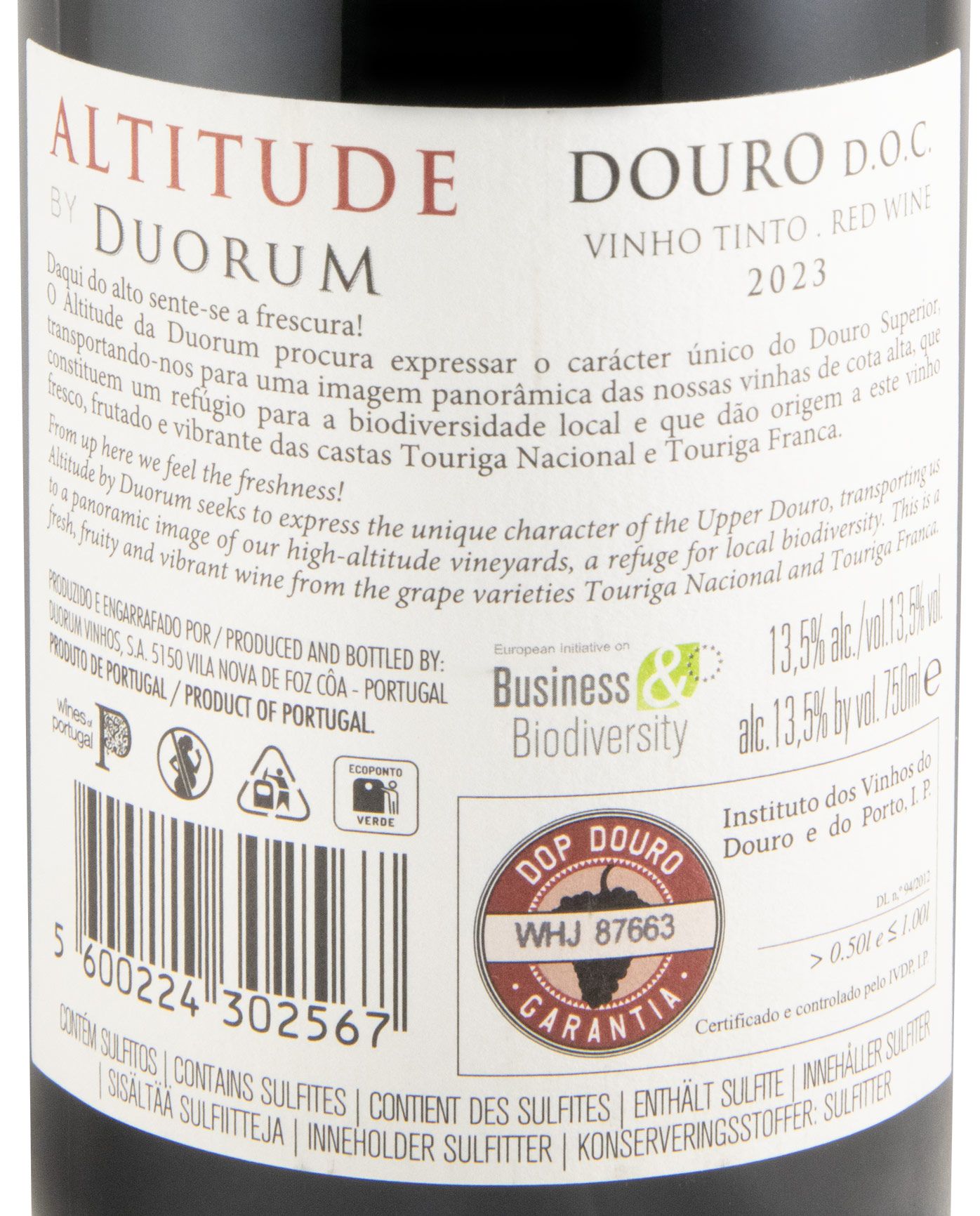 2023 Altitude by Duorum tinto