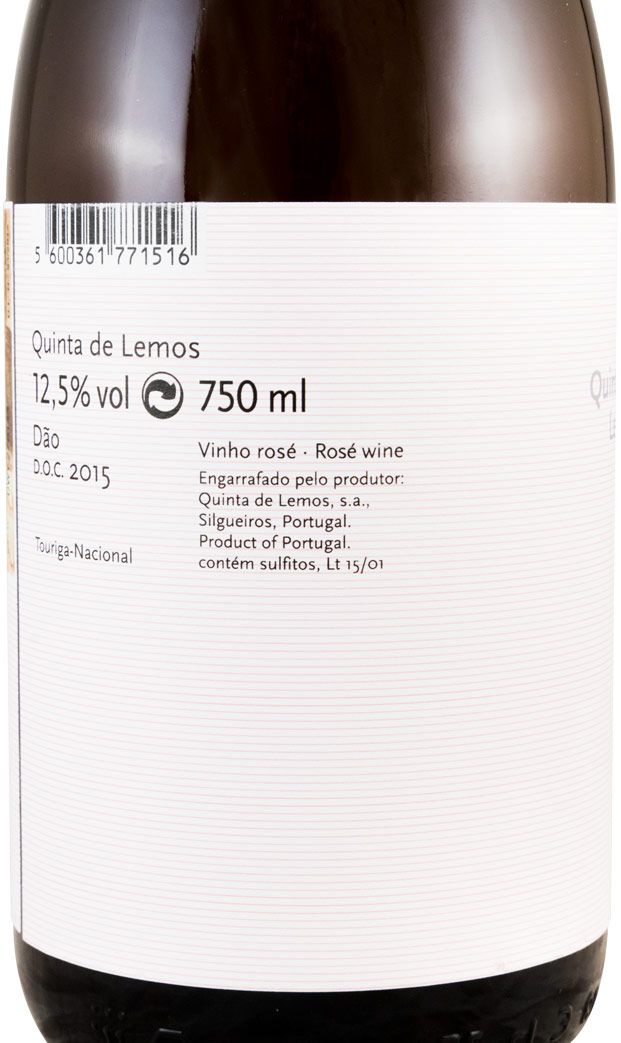2015 Quinta de Lemos Manuela rosé