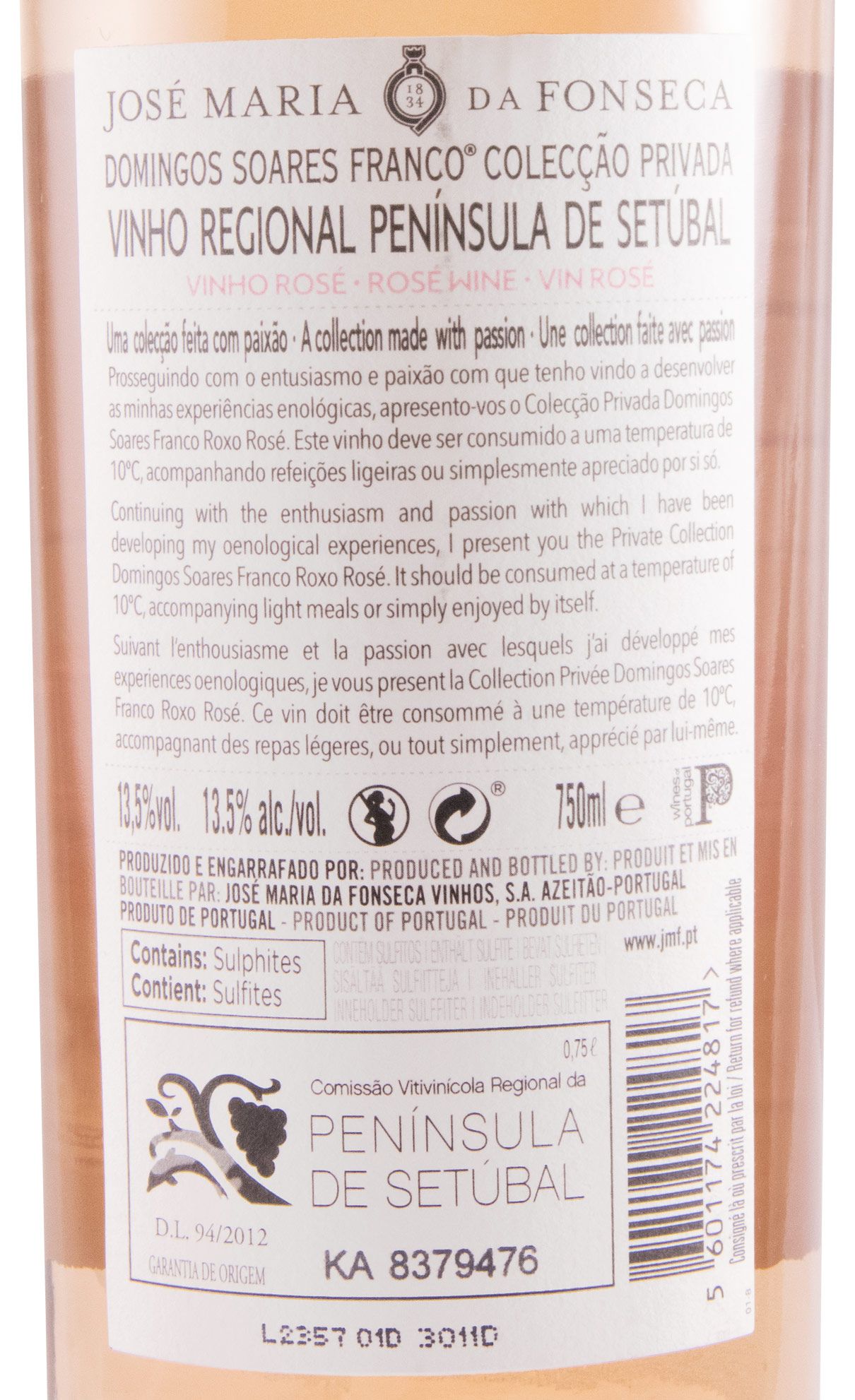 2022 DSF Moscatel Roxo Colecção Privada Limited Edition rosé