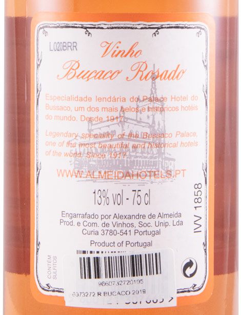 2019 Buçaco Reservado rosé