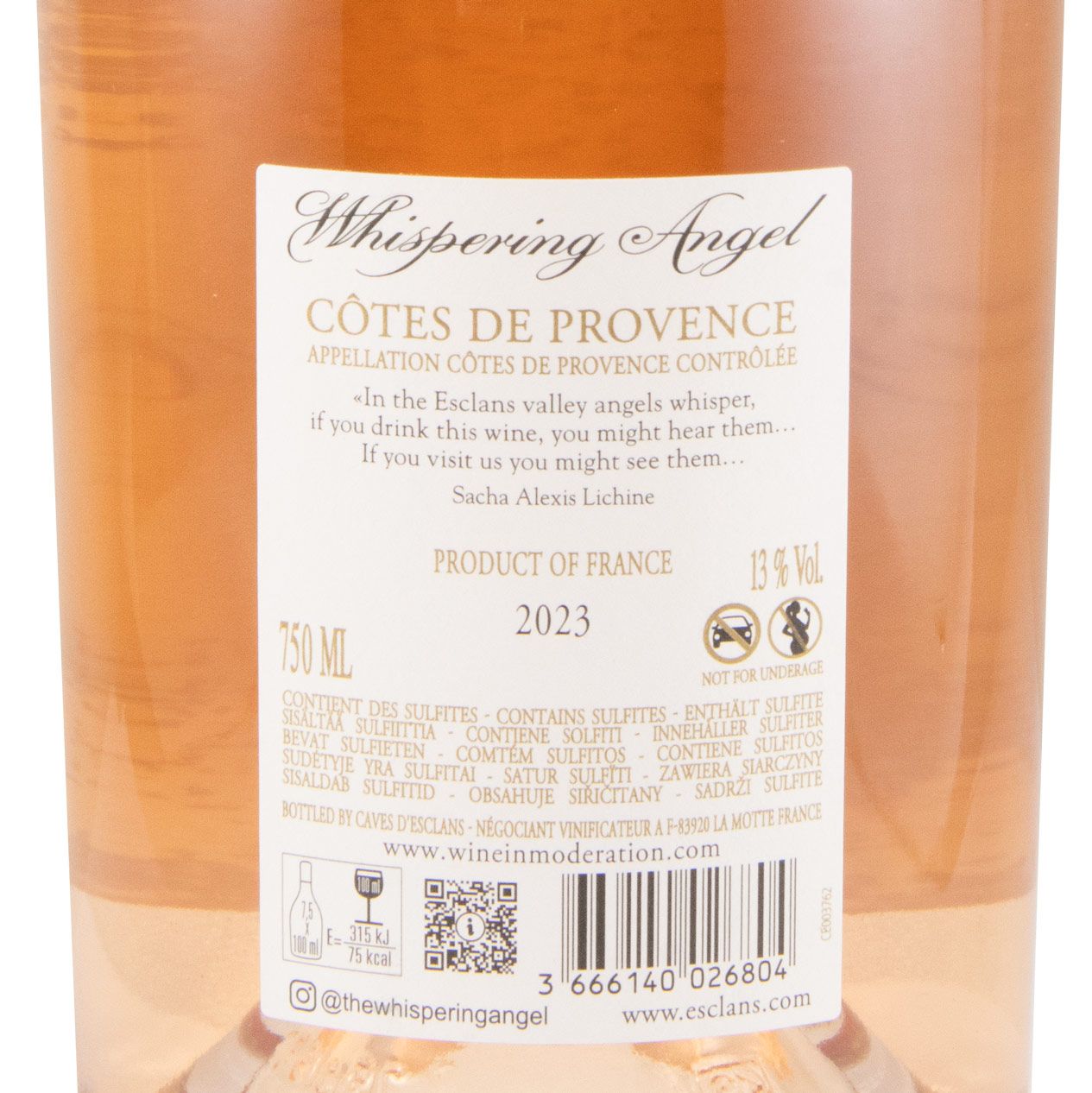 2023 Château d'Esclans Whispering Angel Côtes de Provence rosé