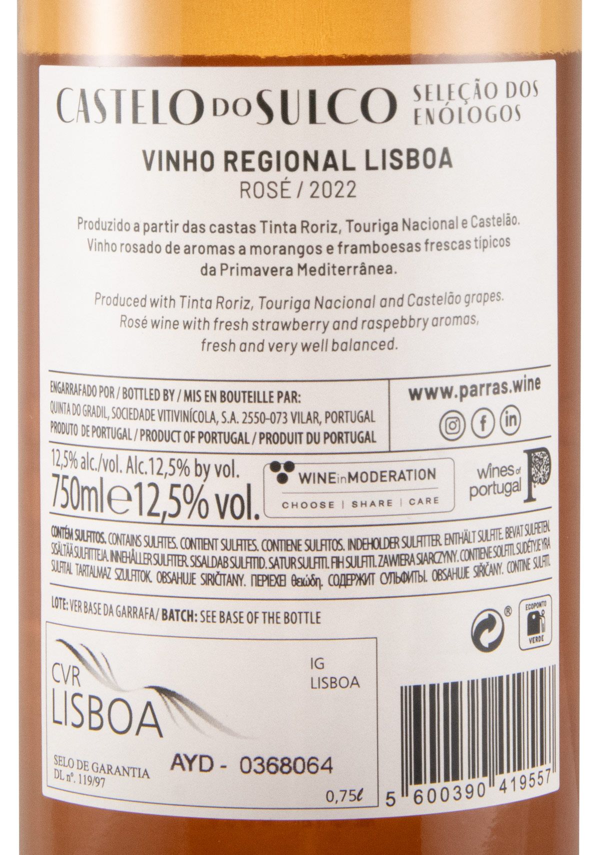 2022 Castelo do Sulco Seleção dos Enólogos rosé