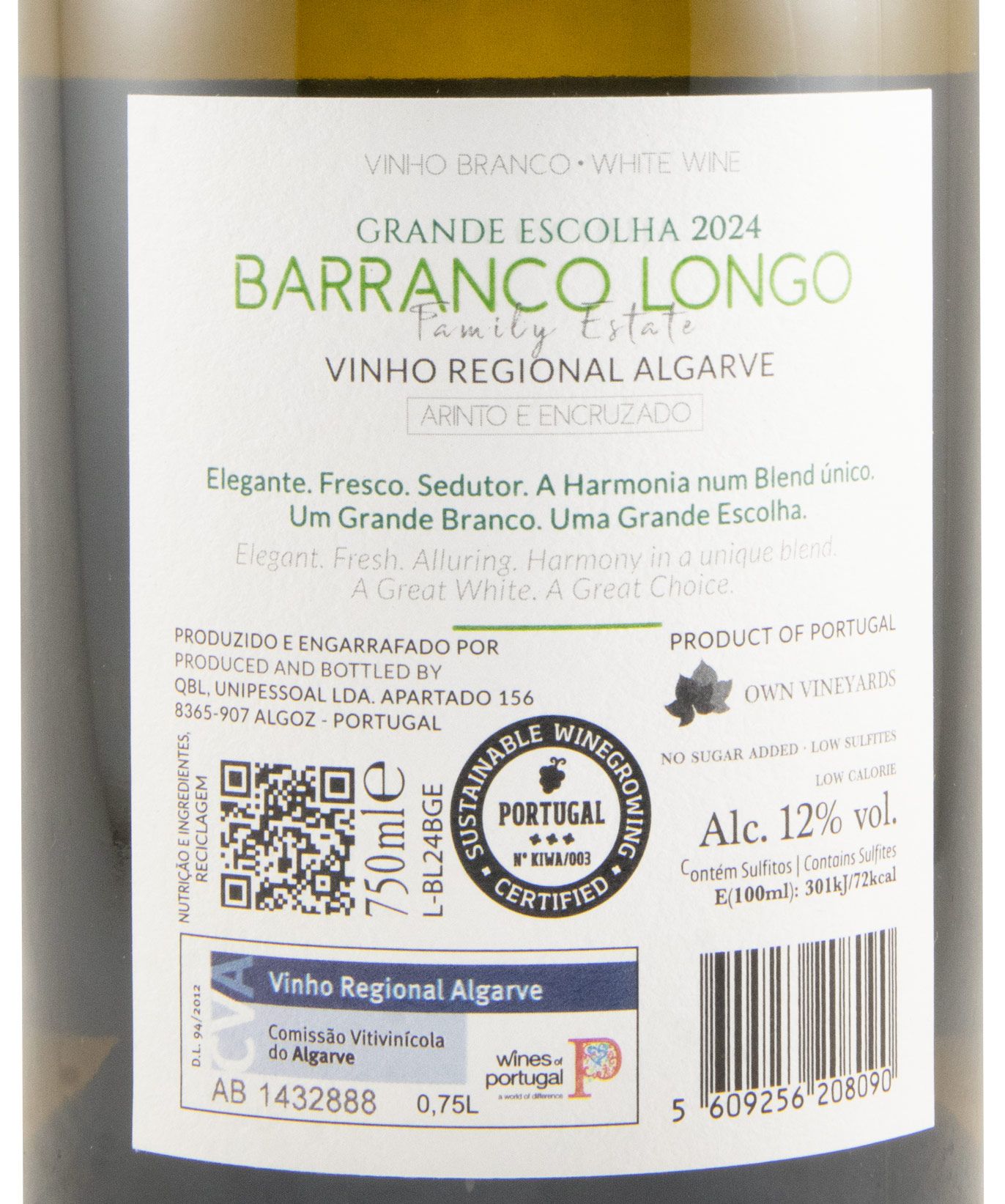 2024 Barranco Longo Grande Escolha branco