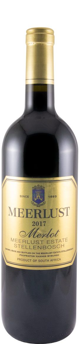 2017 Meerlust Merlot tinto