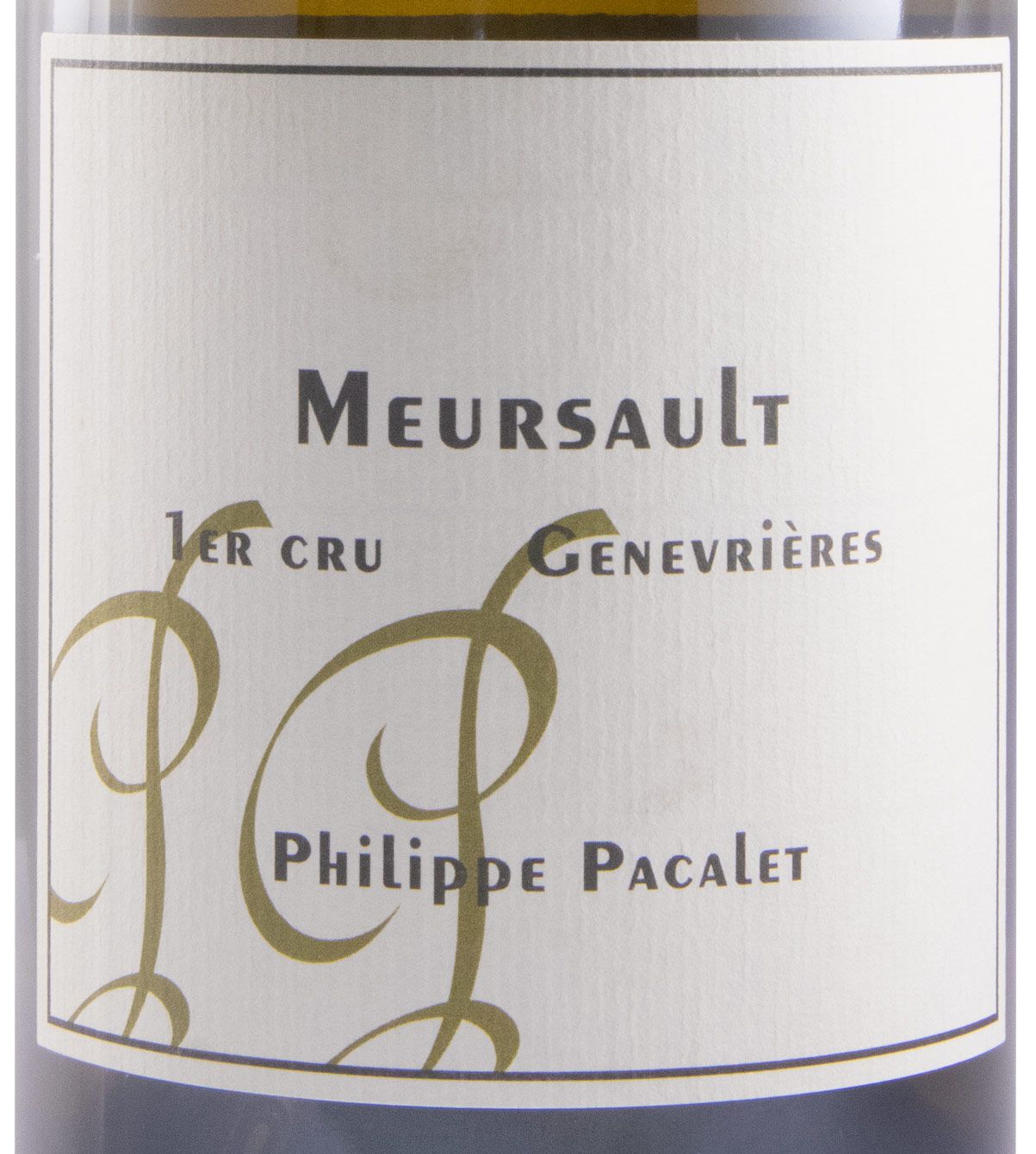 2019 Philippe Pacalet Genevrières Meursault Premier Cru branco