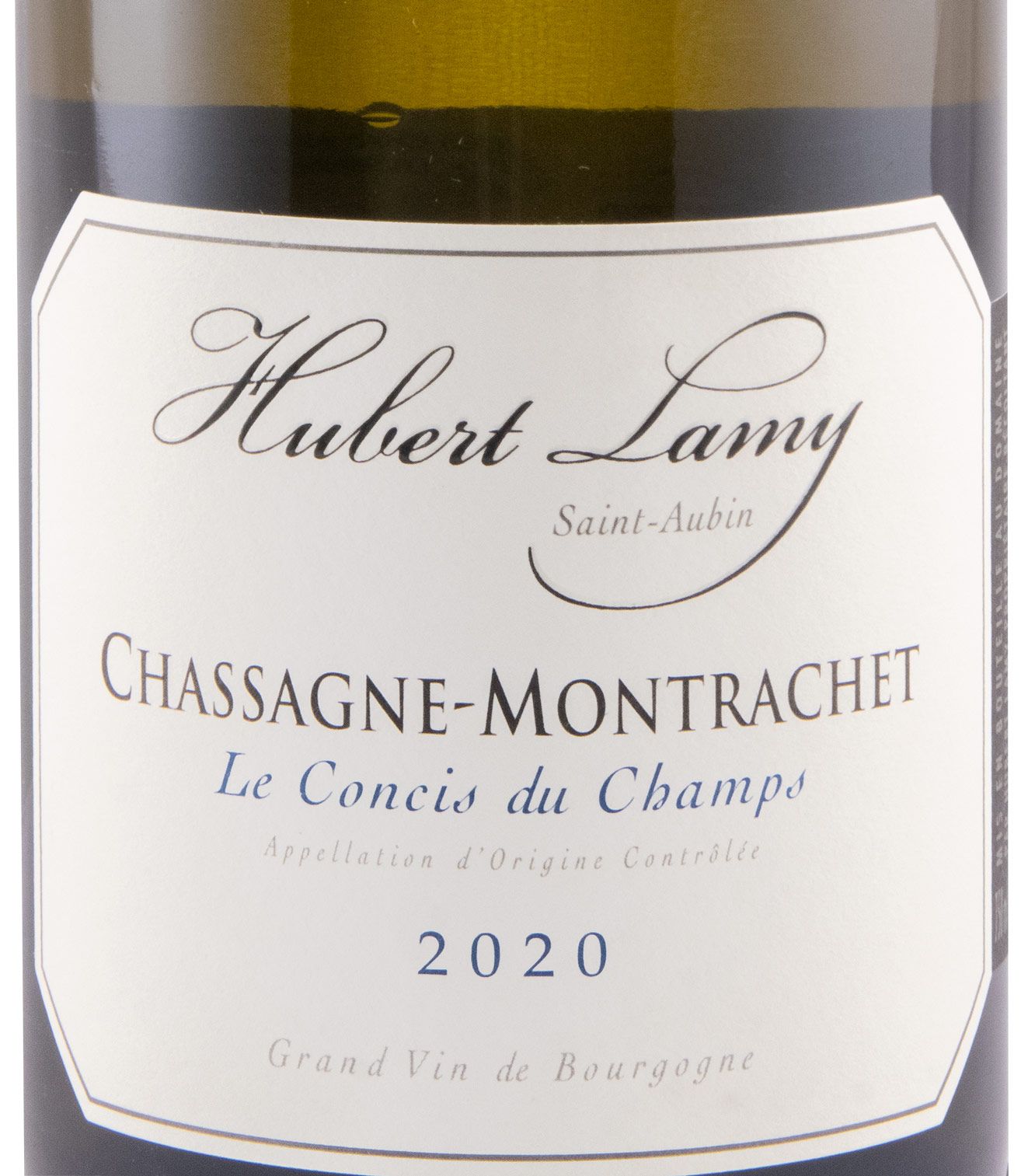 2020 Domaine Hubert Lamy Le Concis du Champs Chassagne-Montrachet branco