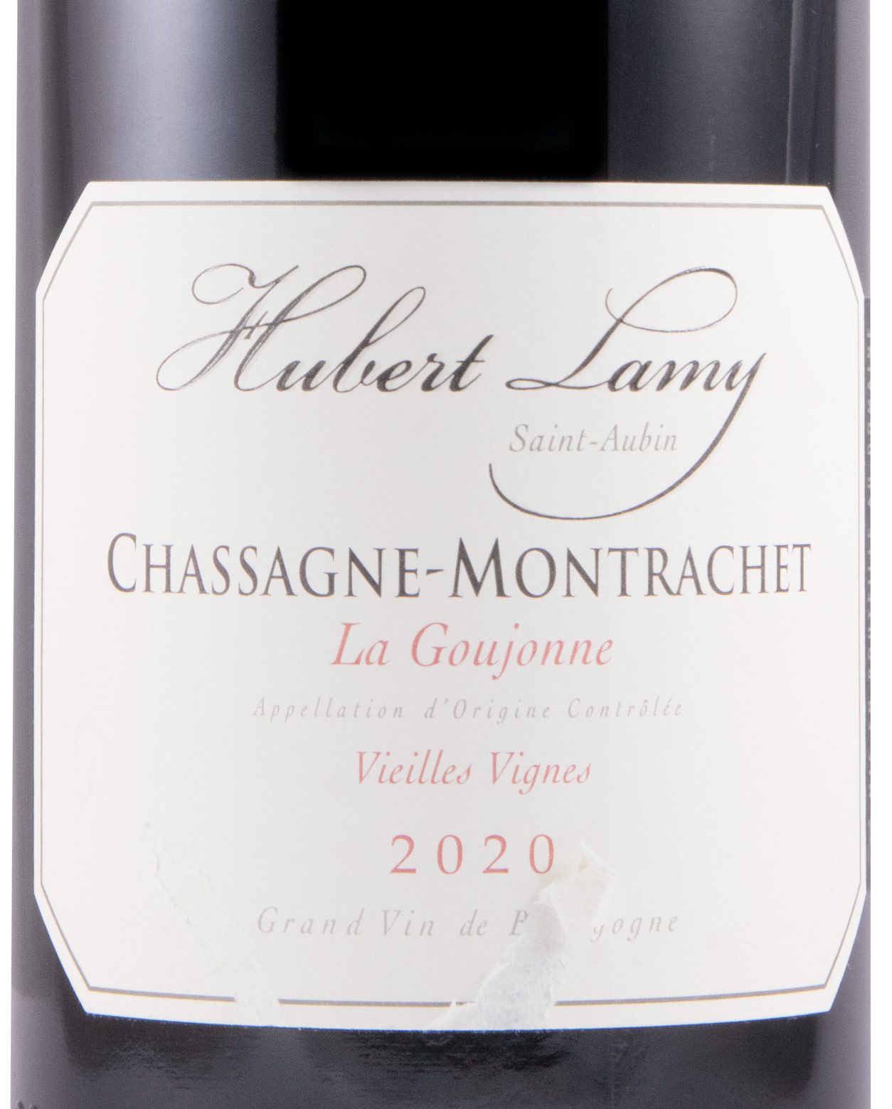 2020 Domaine Hubert Lamy La Goujonne Chassagne-Montrachet red