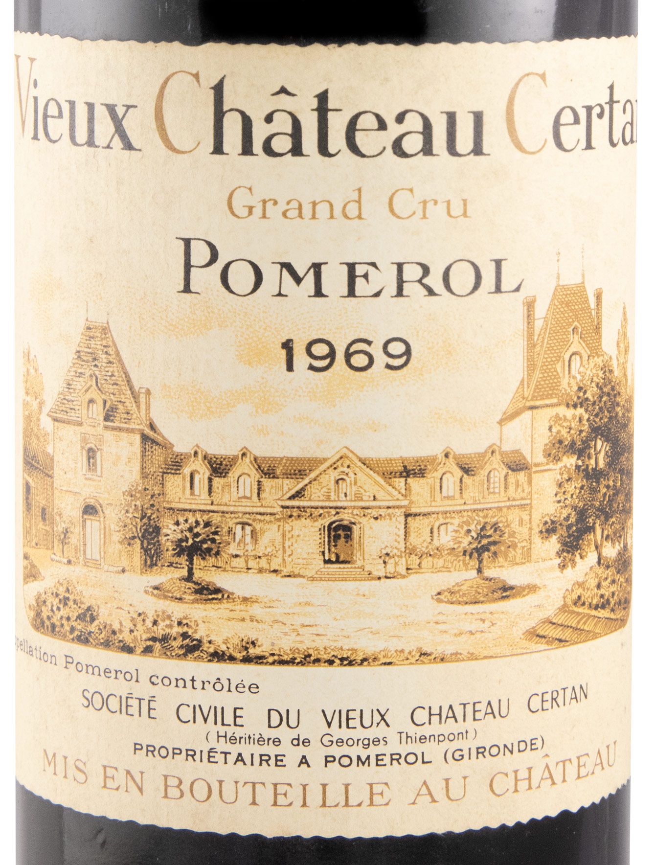 1969 Vieux Château Certan Pomerol tinto