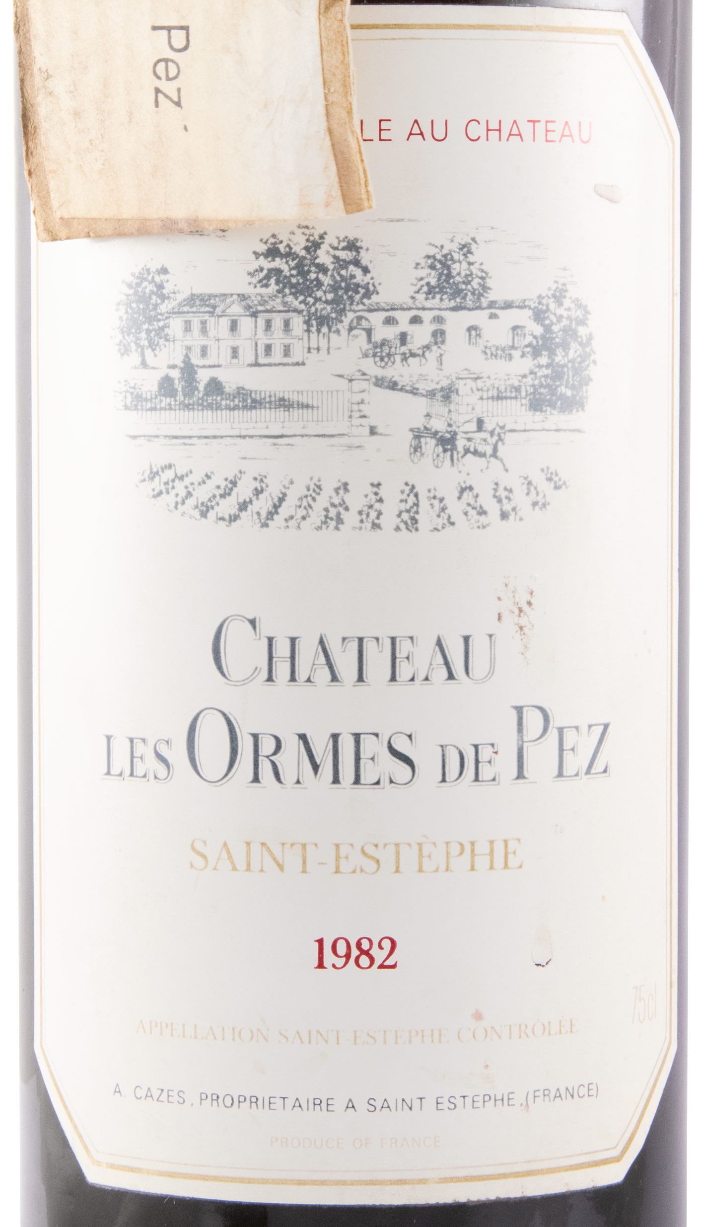 1982 Château Les Ormes de Pez Saint-Estèphe tinto