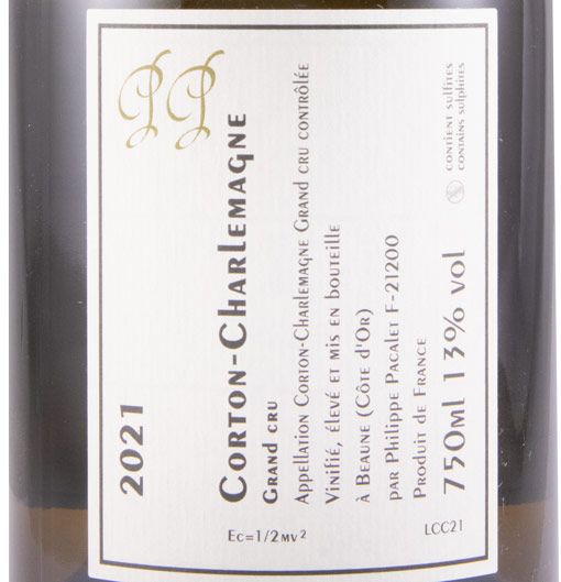 2021 Philippe Pacalet Corton-Charlemagne branco