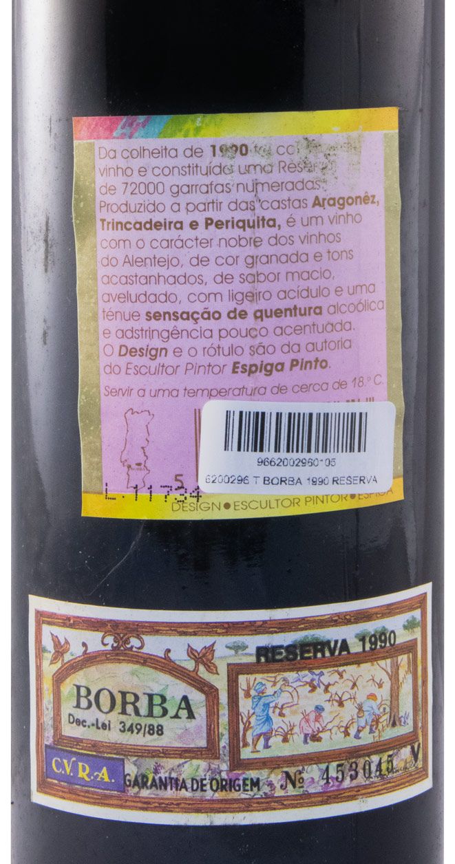 1990 Borba Reserva tinto