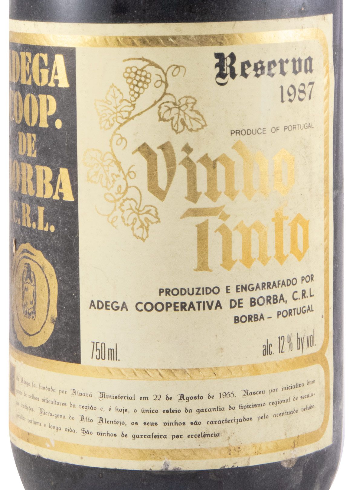 1987 Borba Reserva tinto