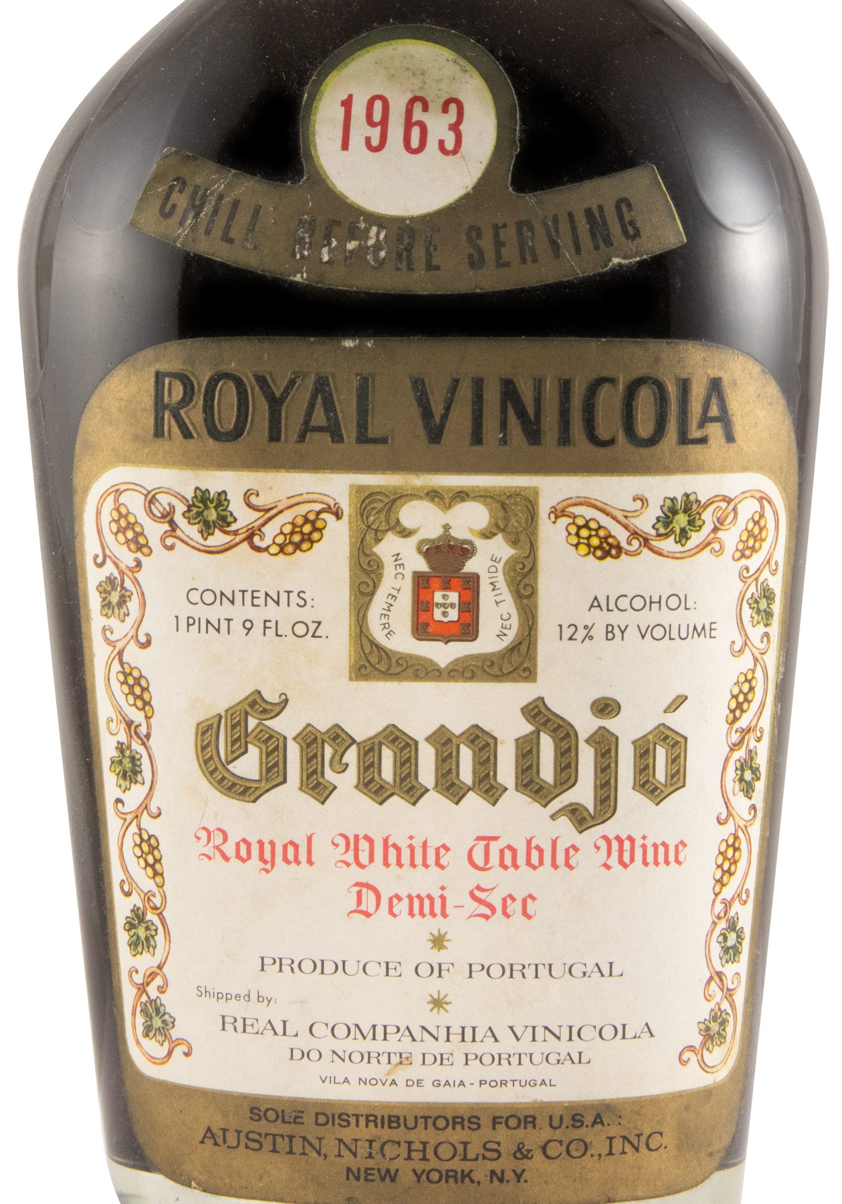 1963 Royal Vinícola Grandjó white