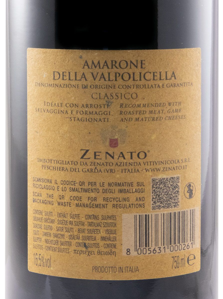 2017 Zenato Amarone della Valpolicella Classico tinto