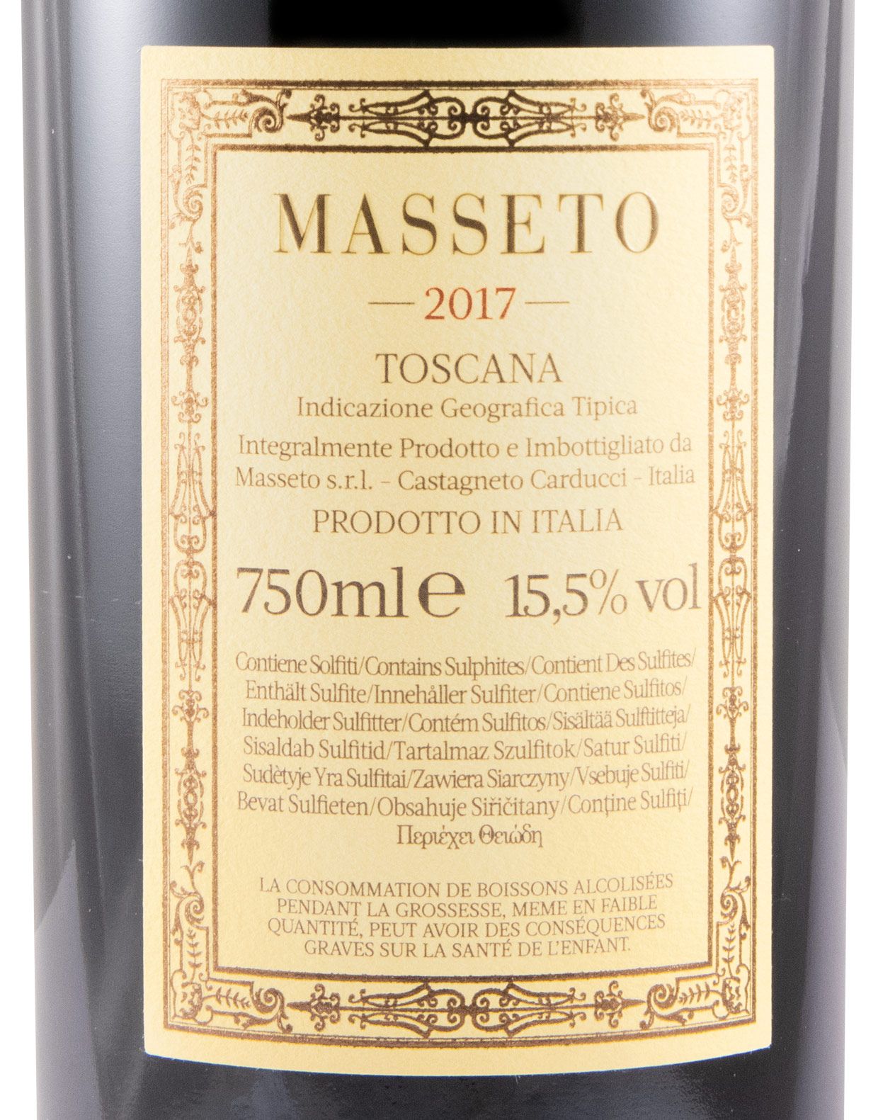 2017 Masseto tinto