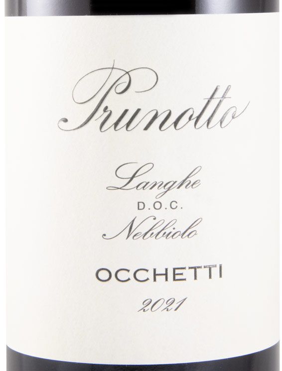 2021 Prunotto Occhetti Nebbiolo Langhe red