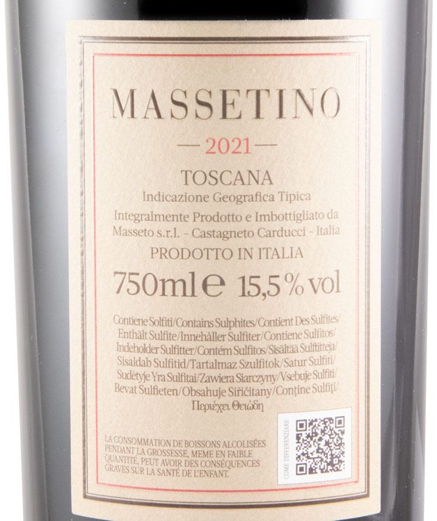2021 Massetino tinto