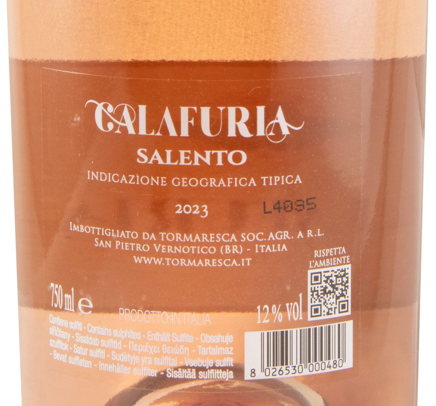 2023 Tormaresca Calafuria rosé
