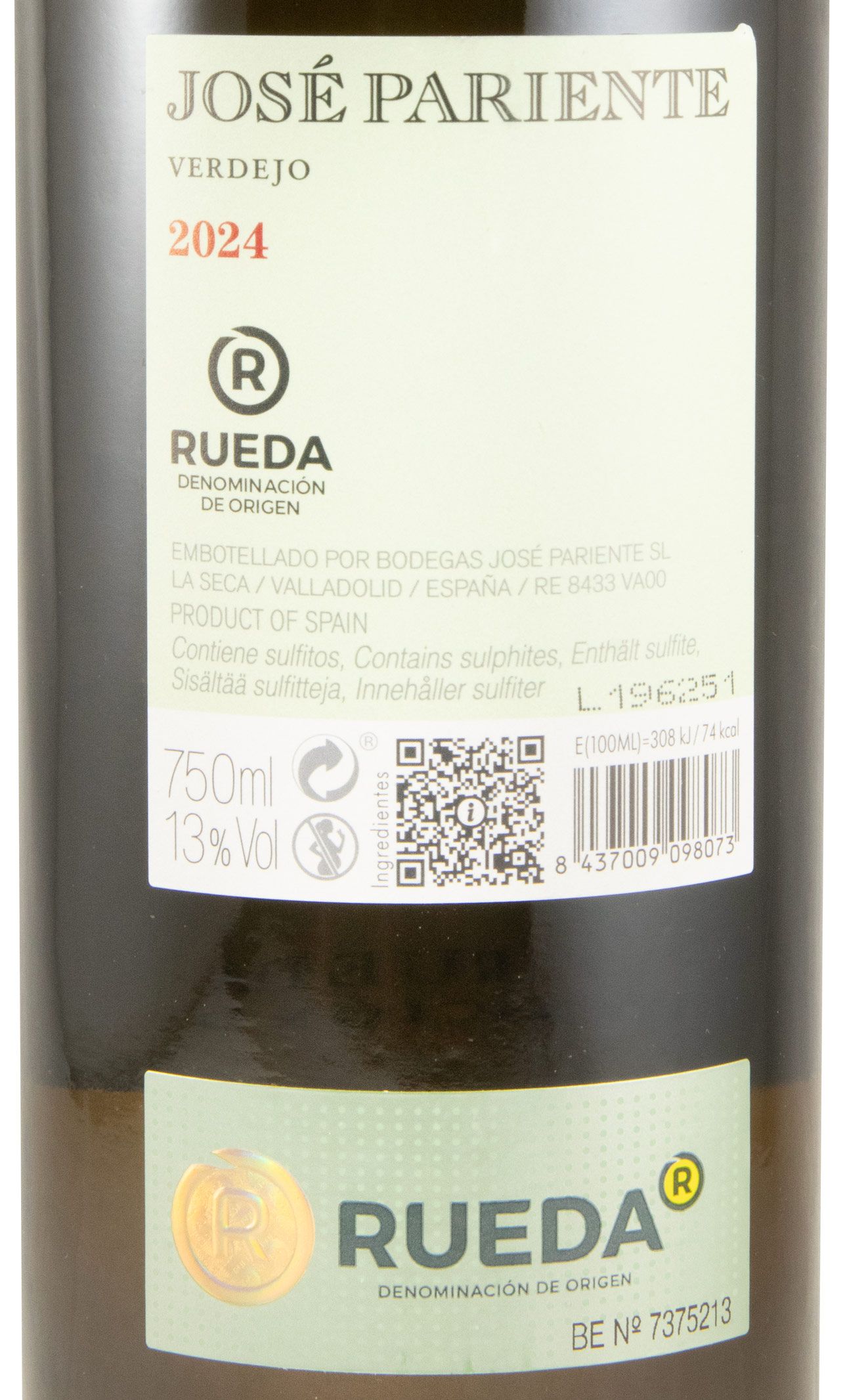2024 José Pariente Verdejo Rueda branco