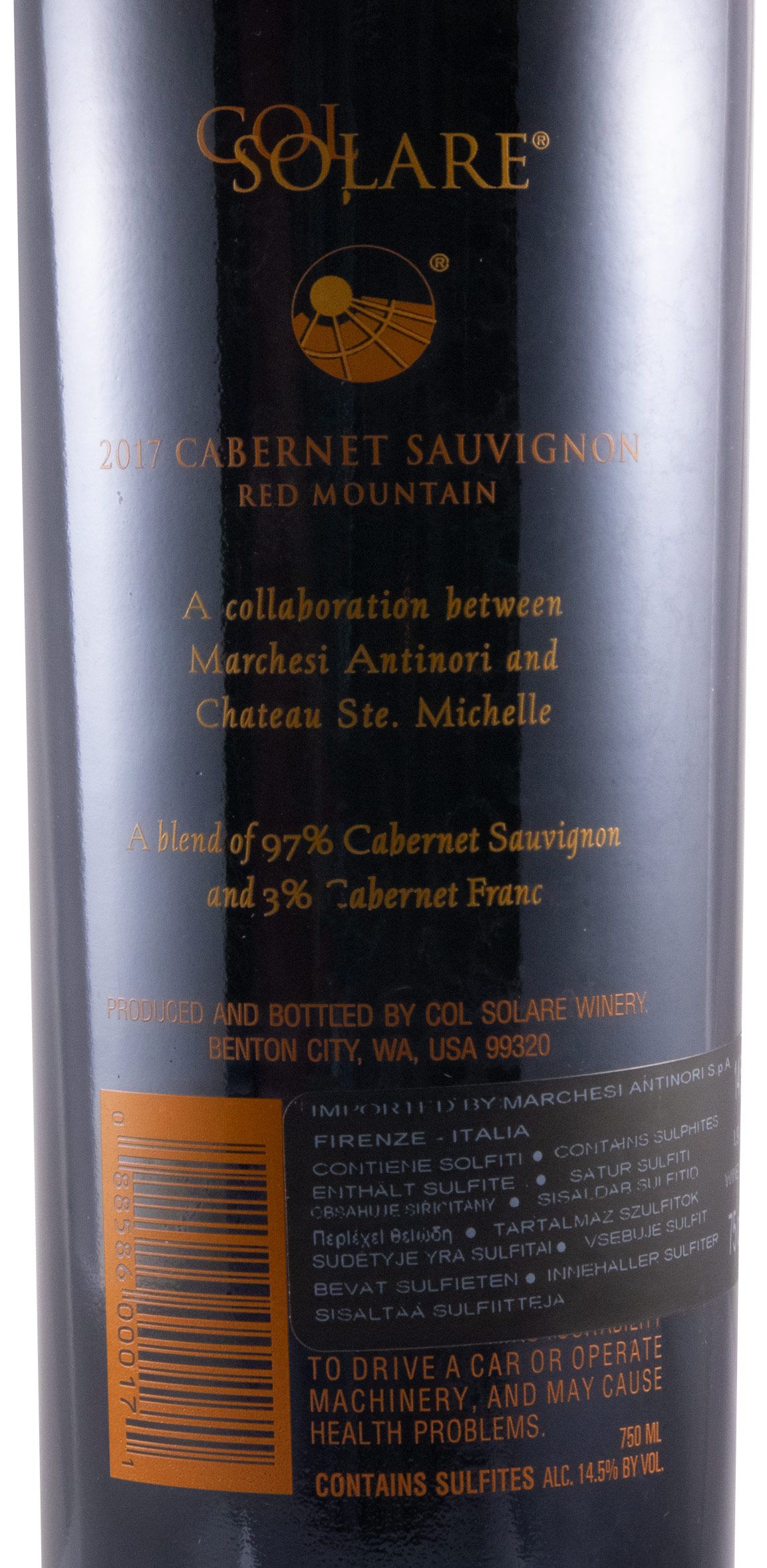 2017 Col Solare tinto