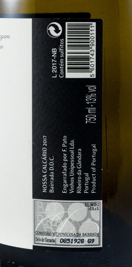 2017 Filipa Pato Nossa Calcário branco