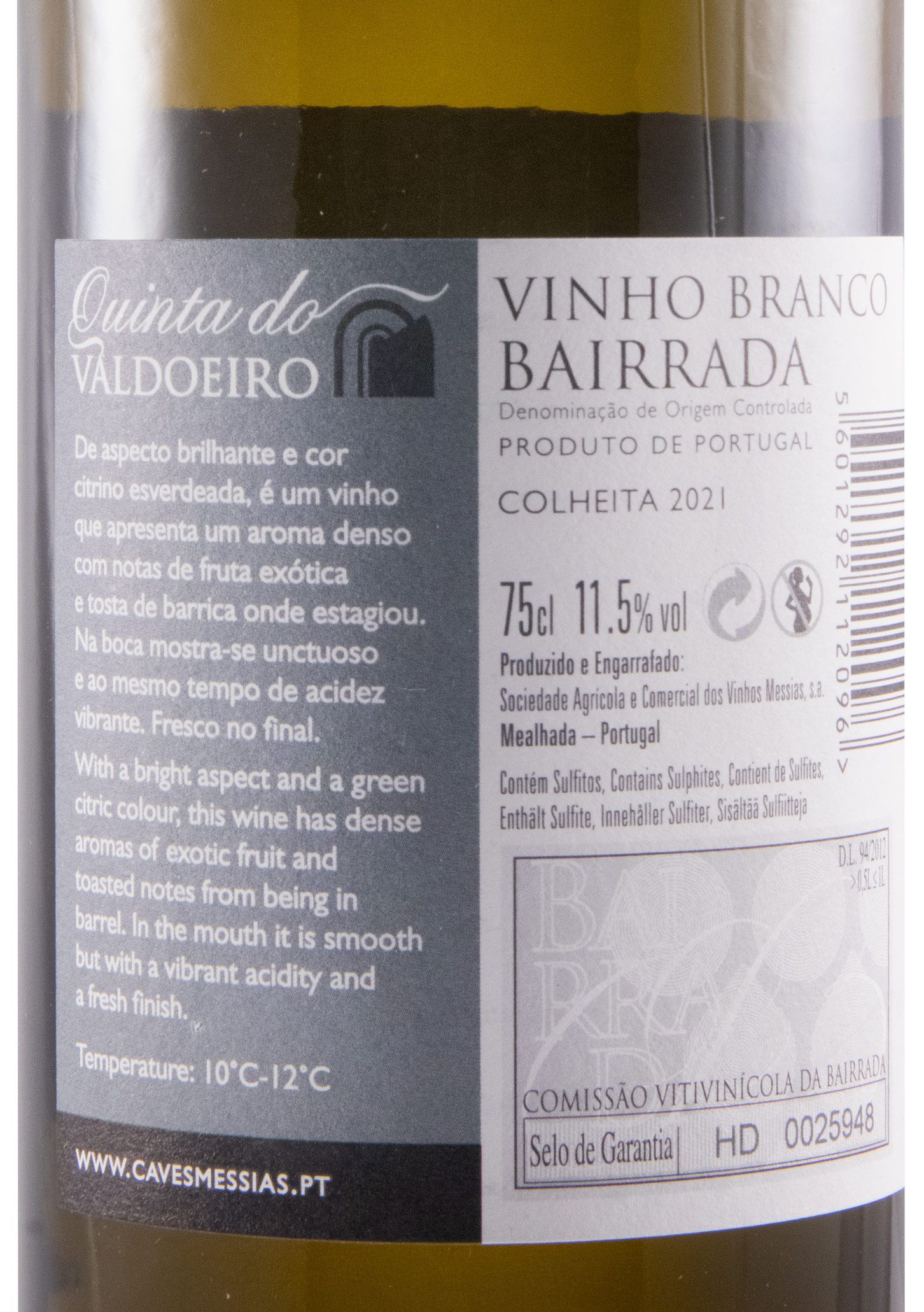 2021 Quinta do Valdoeiro branco