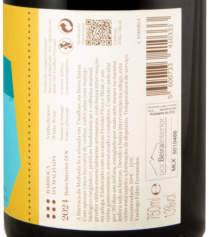 2024 Barroca da Malhada Dolia branco