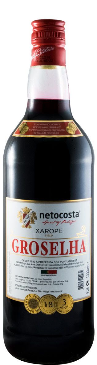 Xarope Groselha Neto Costa 1L