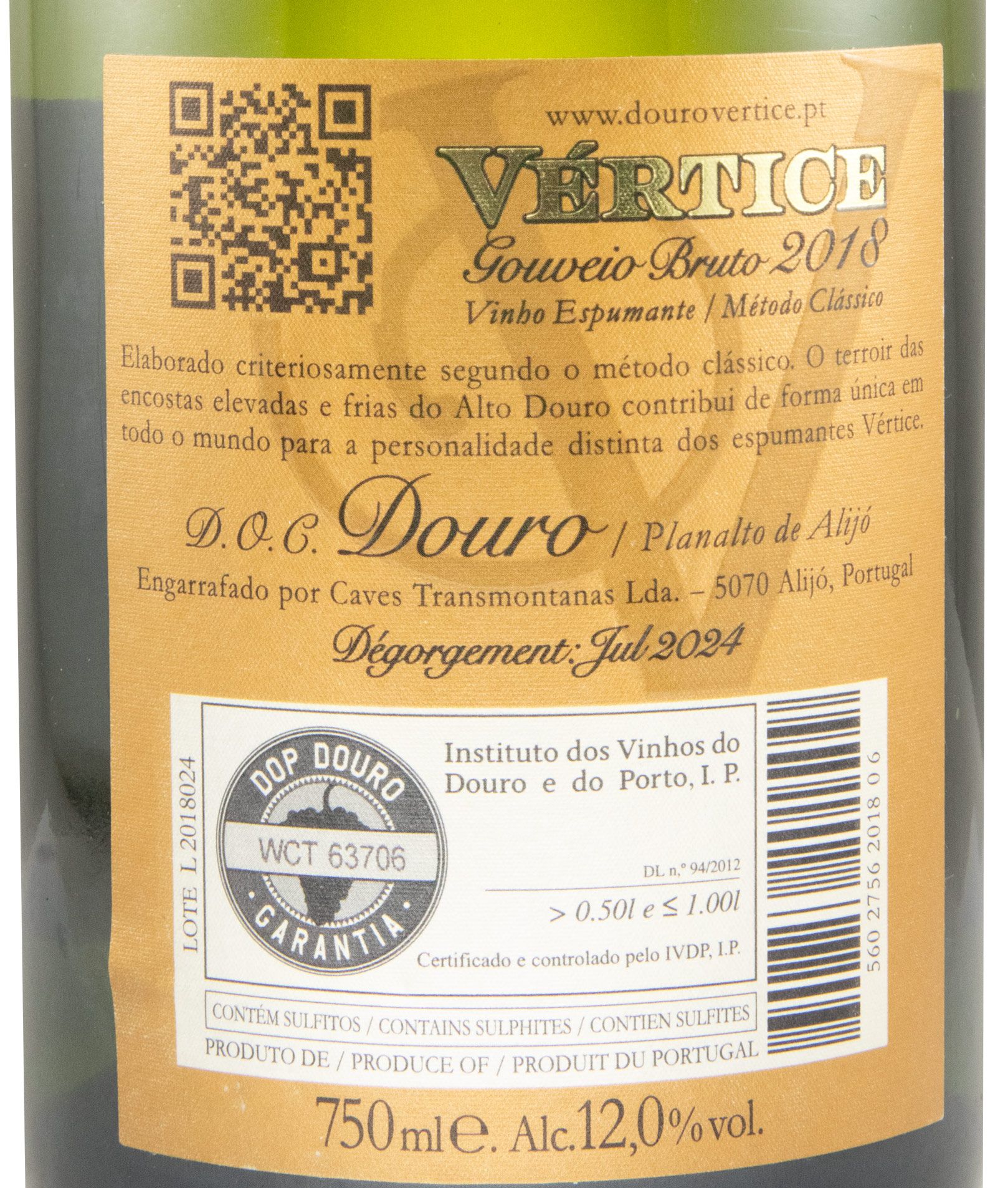 2018 Sparkling Wine Vértice Gouveio Brut