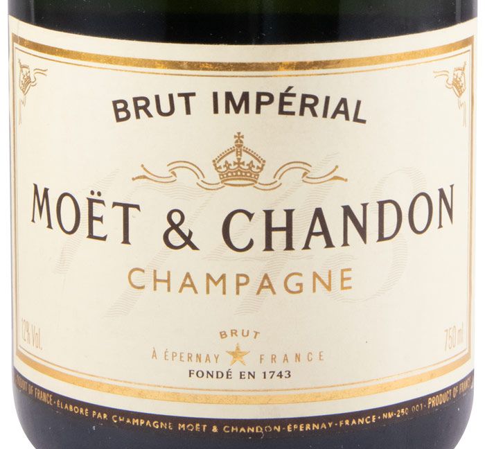Champagne Moët & Chandon Impérial Bruto c/Caixa Lata (rótulo antigo)
