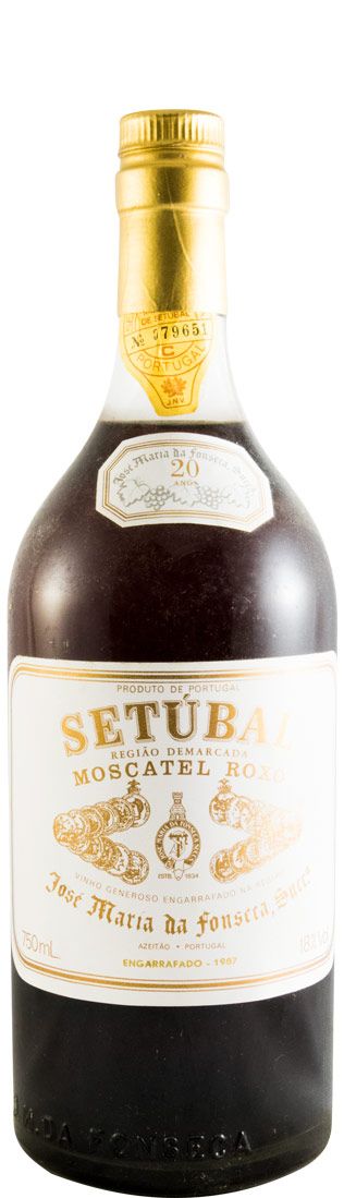 Moscatel Roxo de Setúbal José Maria da Fonseca 20 anos (engarrafado em ...